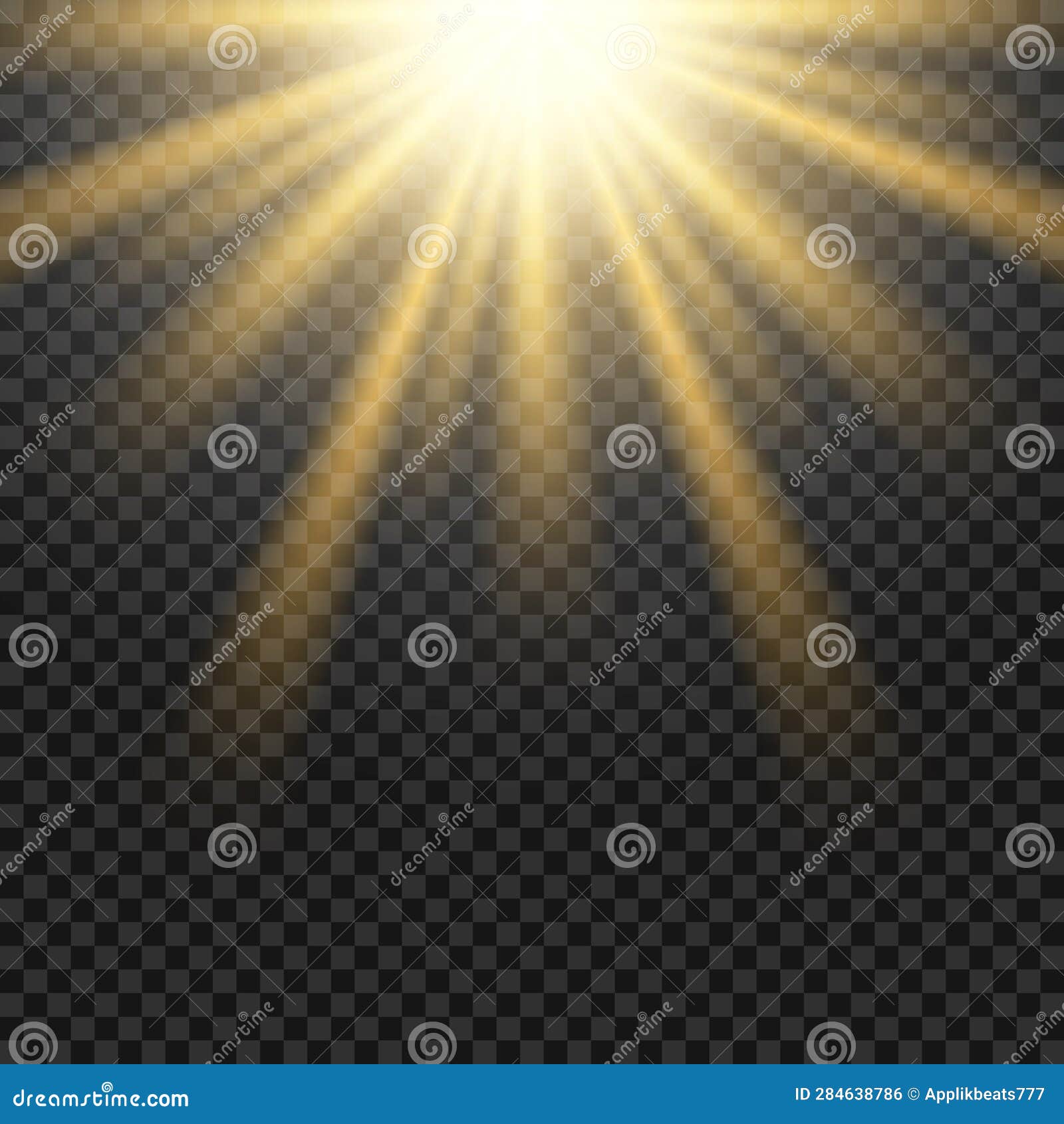 Vector Sun Light Lens Flare Template Illustration. Design Flare Effect ...