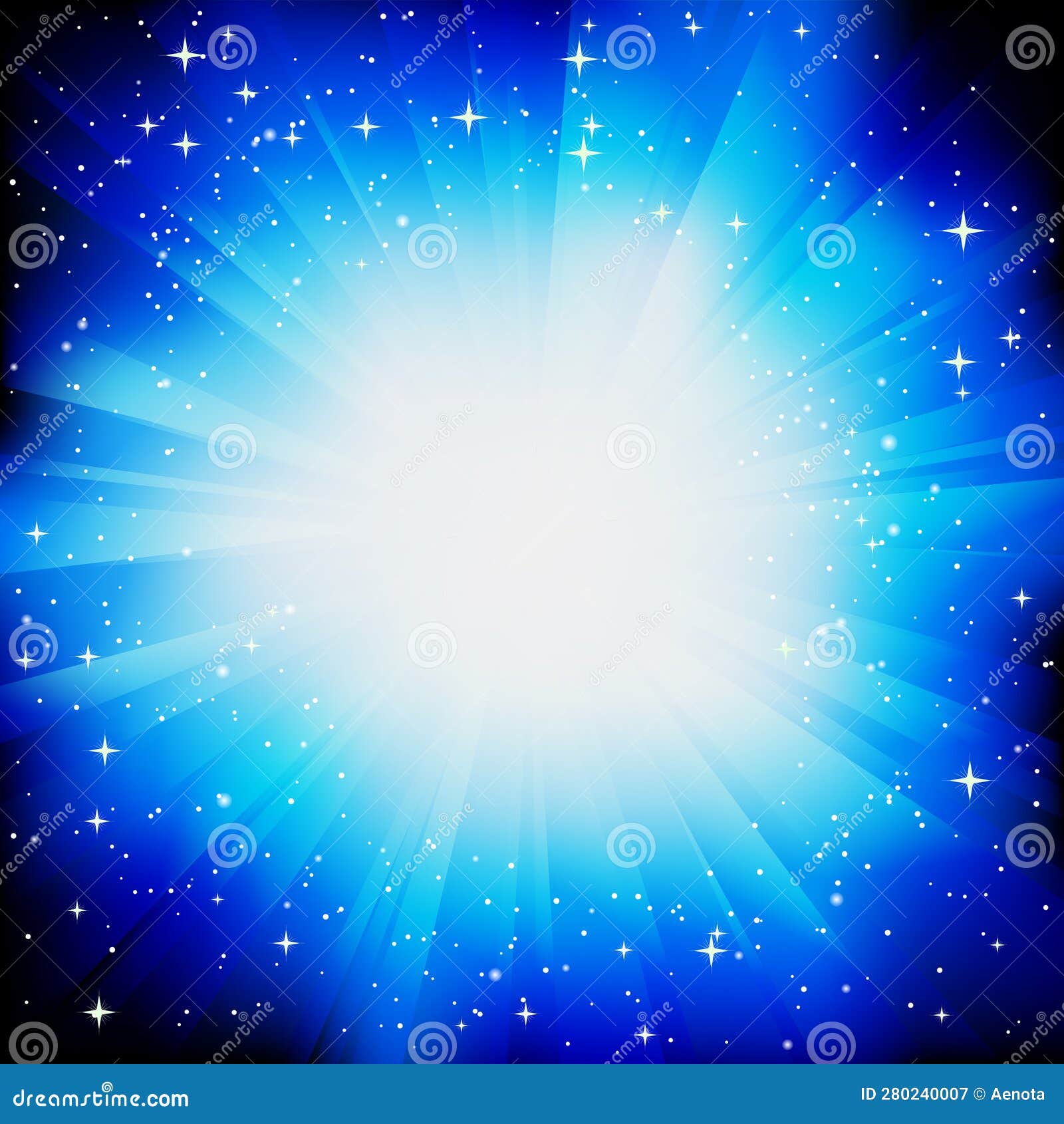 Vector Sun Rays stock vector. Illustration of starburst - 280240007