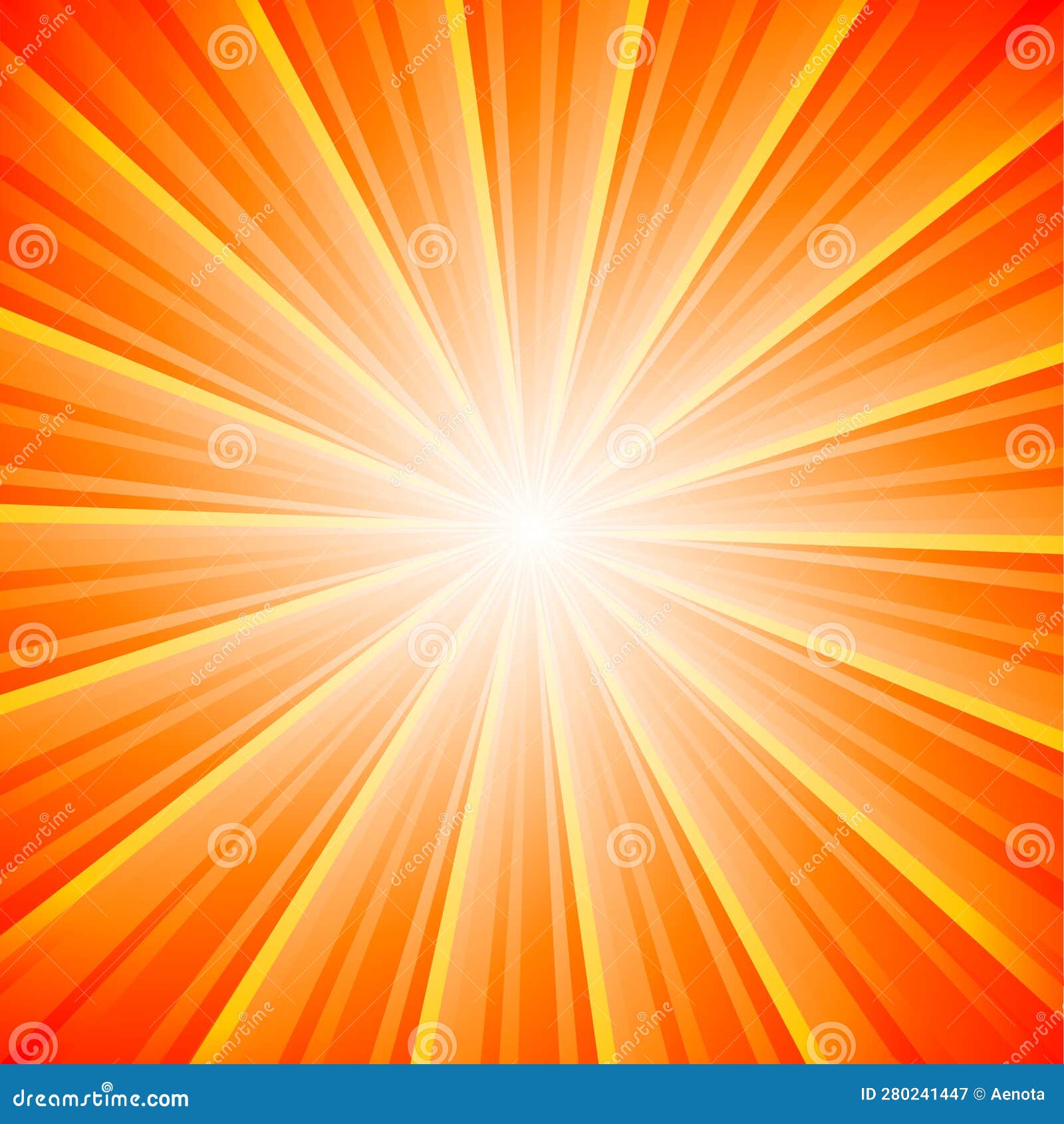 Vector Sun Rays stock vector. Illustration of shining - 280241447