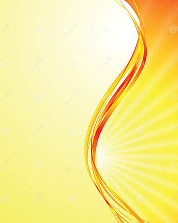 Vector Sun on Yellow Background Stock Vector - Illustration of energy ...
