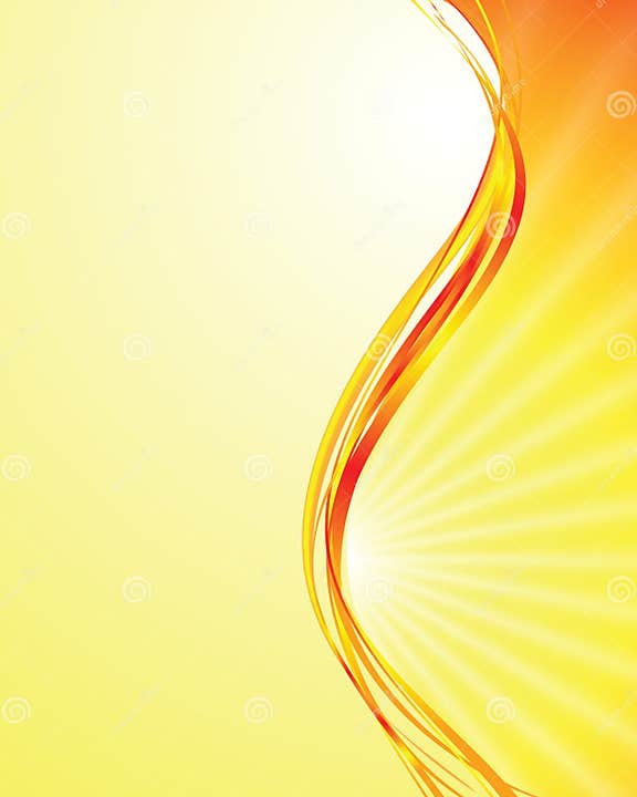 Vector Sun on Yellow Background Stock Vector - Illustration of energy ...