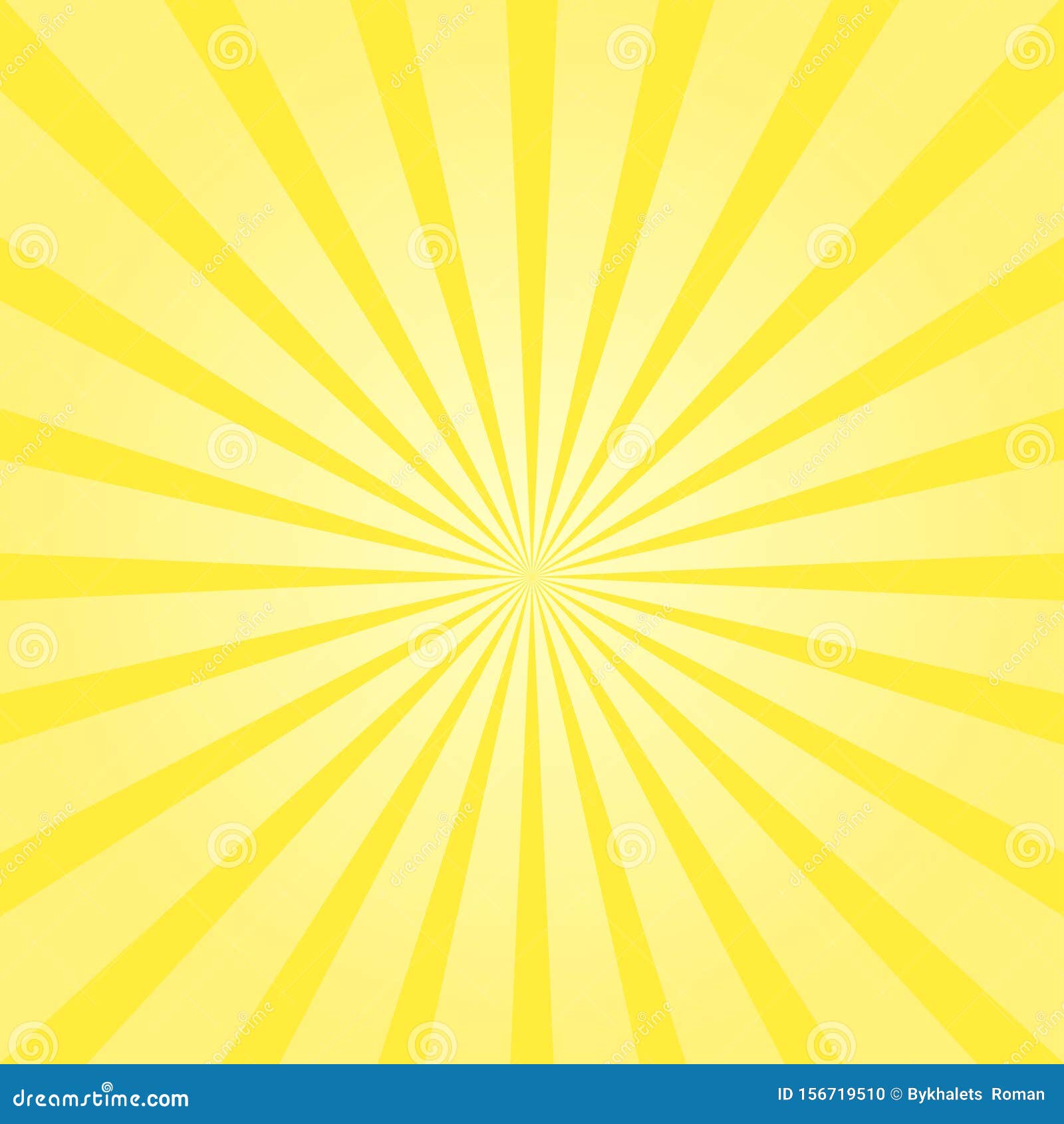 Vector Sunburst Sunshine Texture Yellow Color Background Sunbeam Stock ...