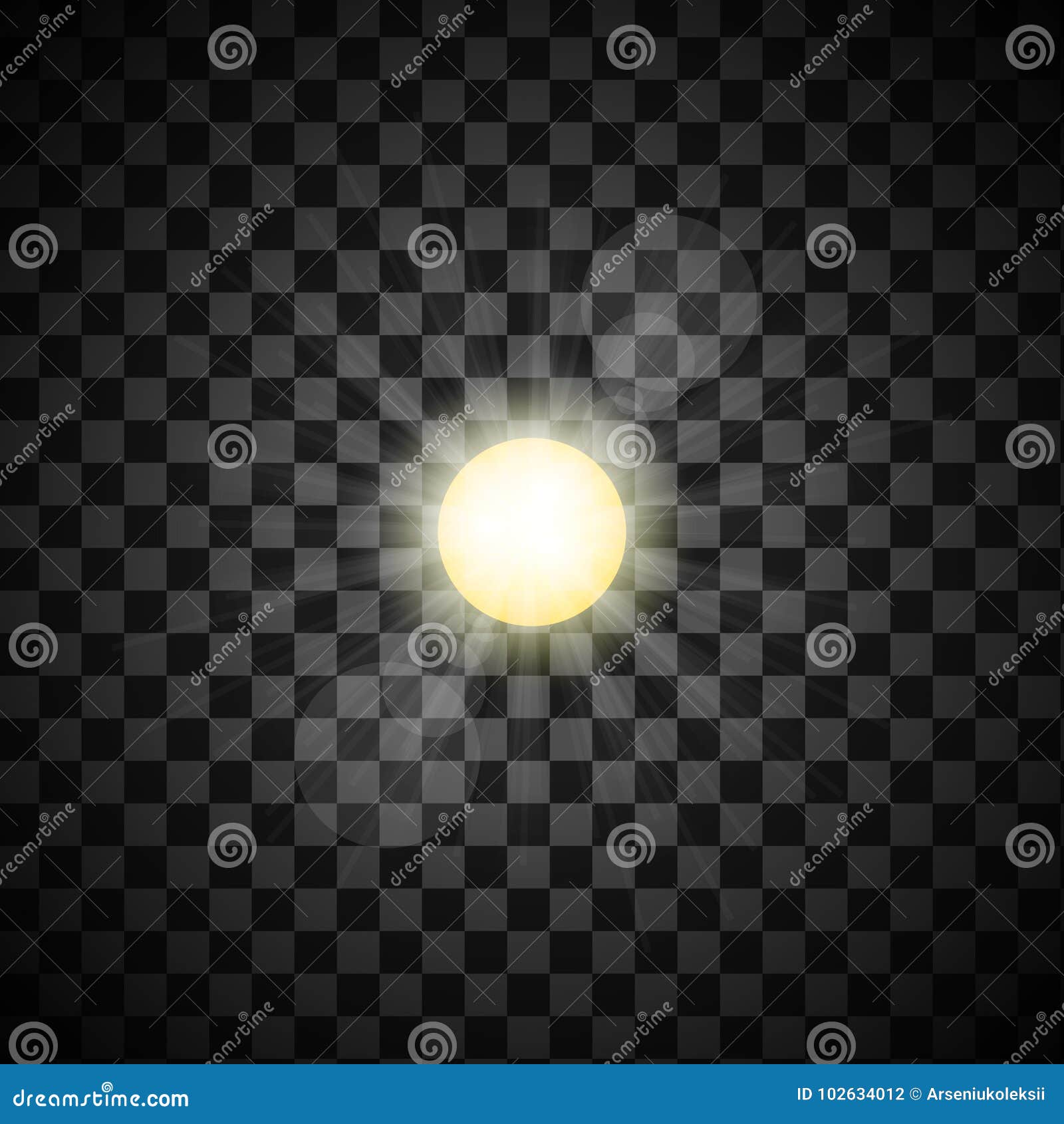Vector sunburst stock vector. Illustration of flare - 102634012
