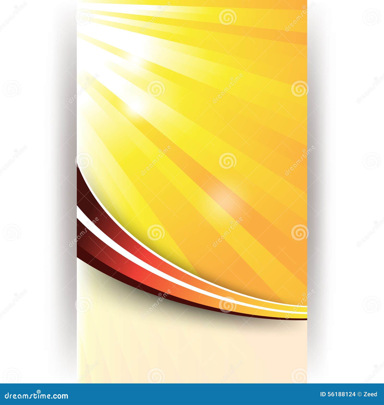 Vector Sunny Abstract Background Stock Vector - Illustration of digital ...