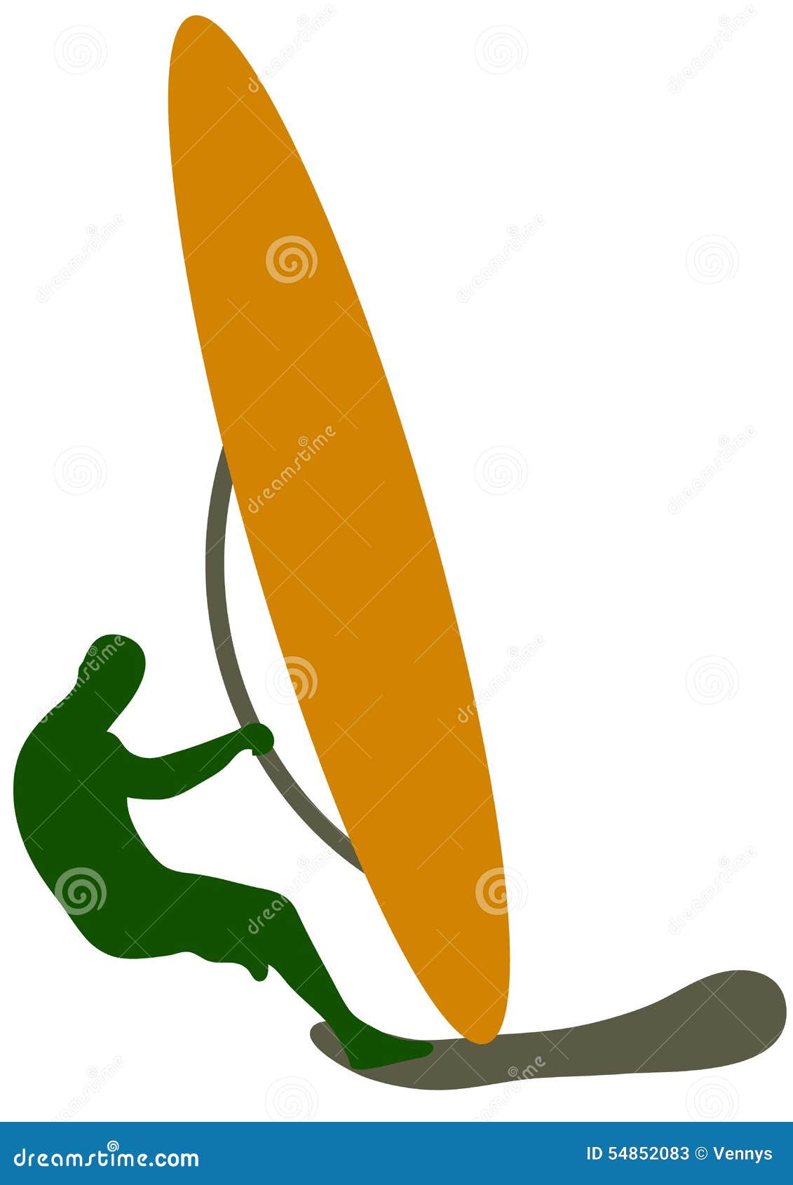 Vector surfer stock illustration. Illustration of surfer - 54852083