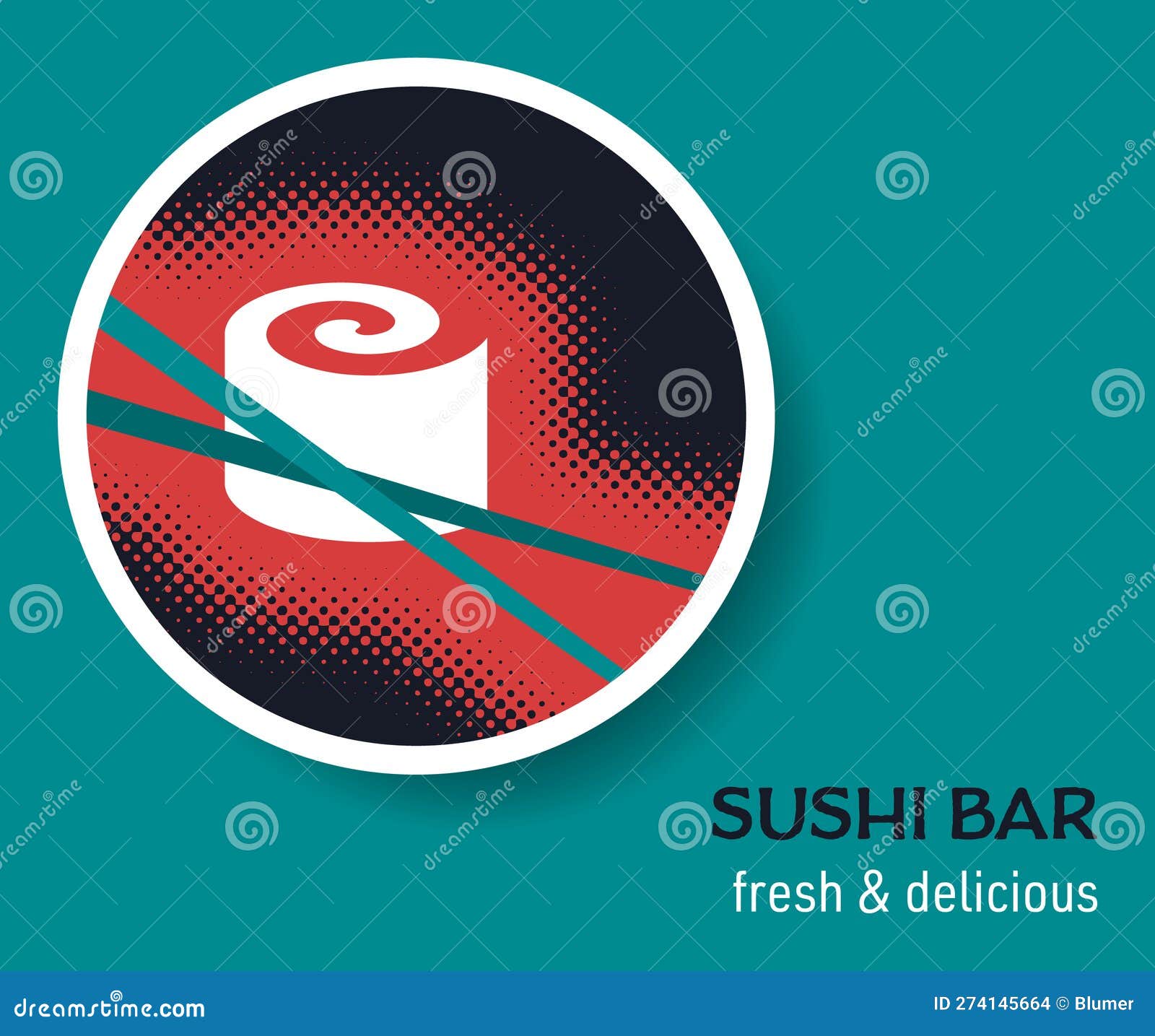 Vector Set Of Sushi Labels. Japanese Food Restaurant Logo, Icons. Asian ...