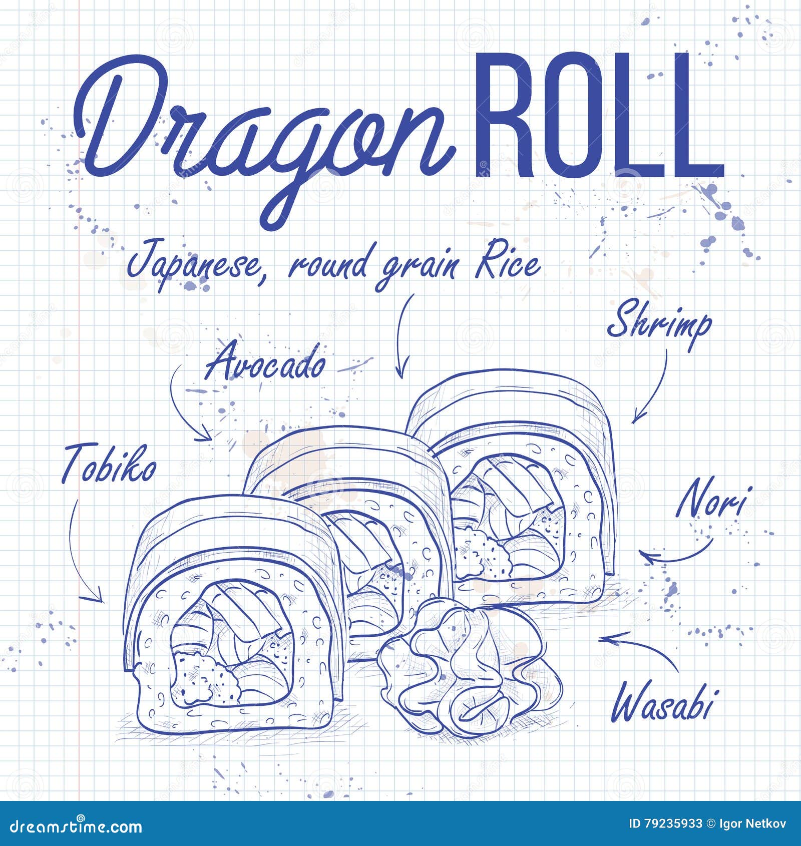 Vector Set Of Sushi Labels. Japanese Food Restaurant Logo, Icons. Asian ...