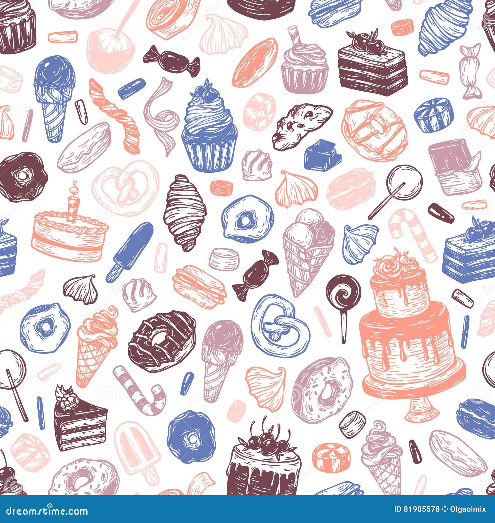 Vector Sweets. | CartoonDealer.com #81905578