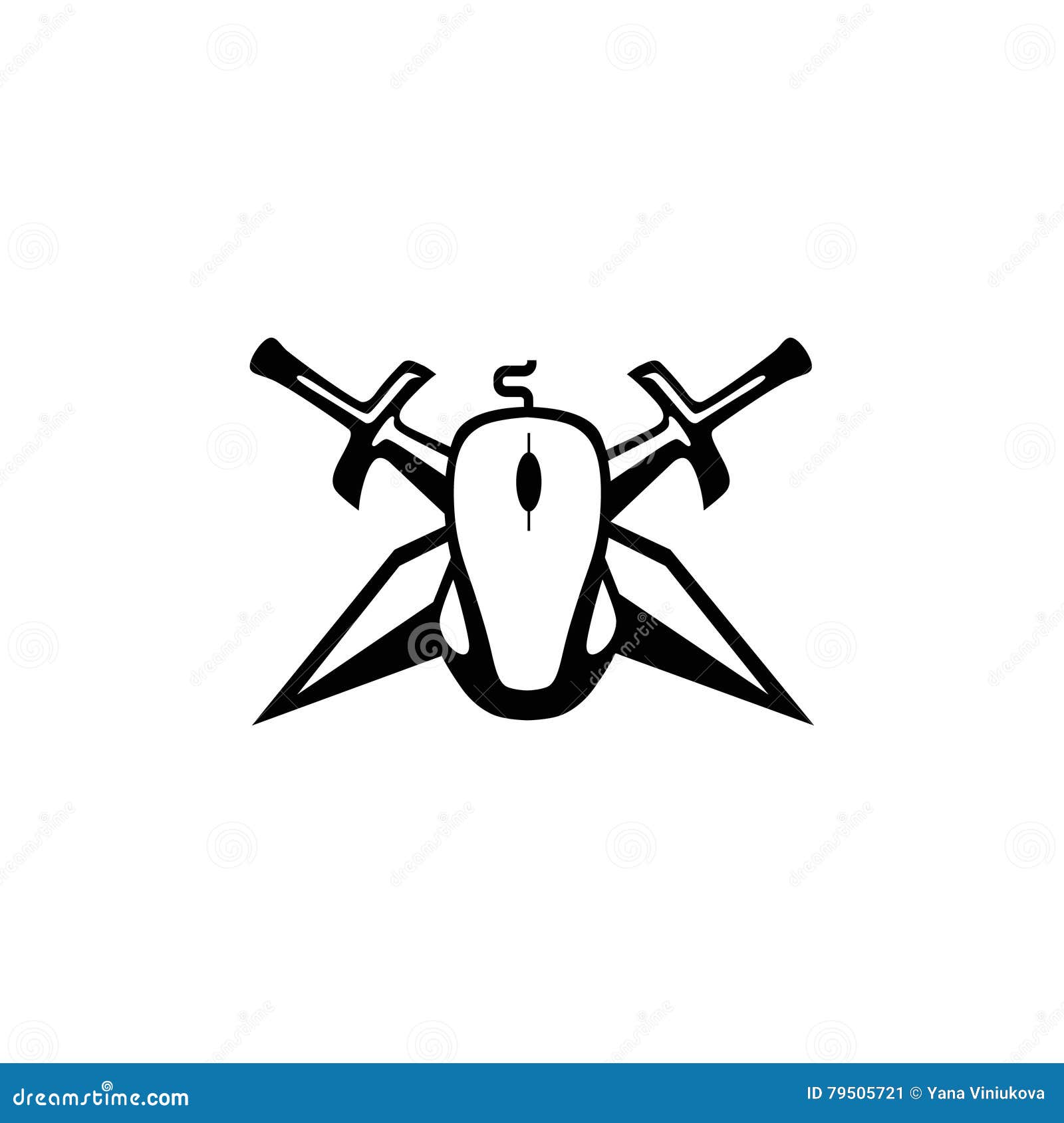 Vector Swords and the Computer Mouse, Which Functions As a Shield Stock ...