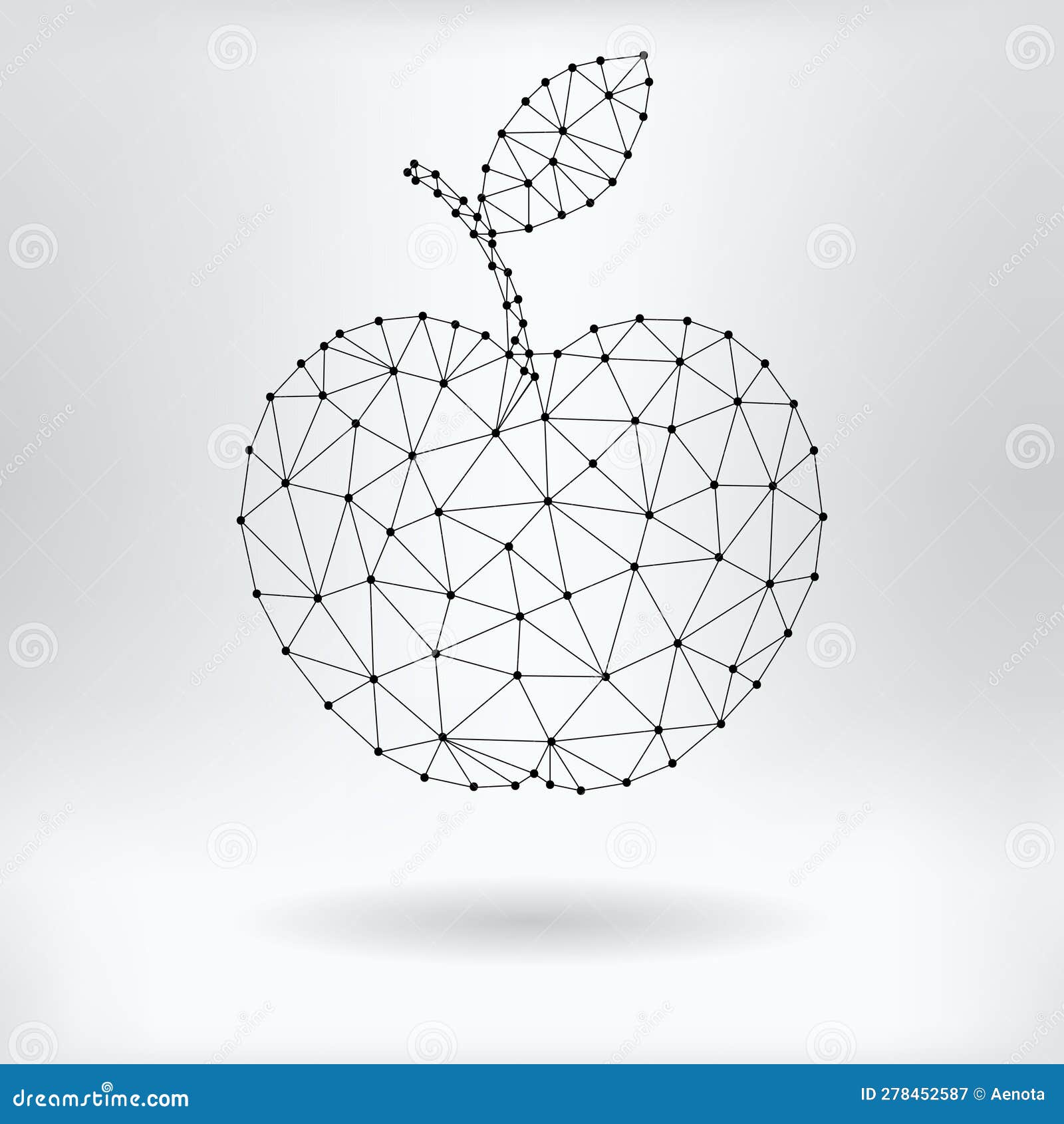 Vector Symbol of Apple stock vector. Illustration of emblem - 278452587