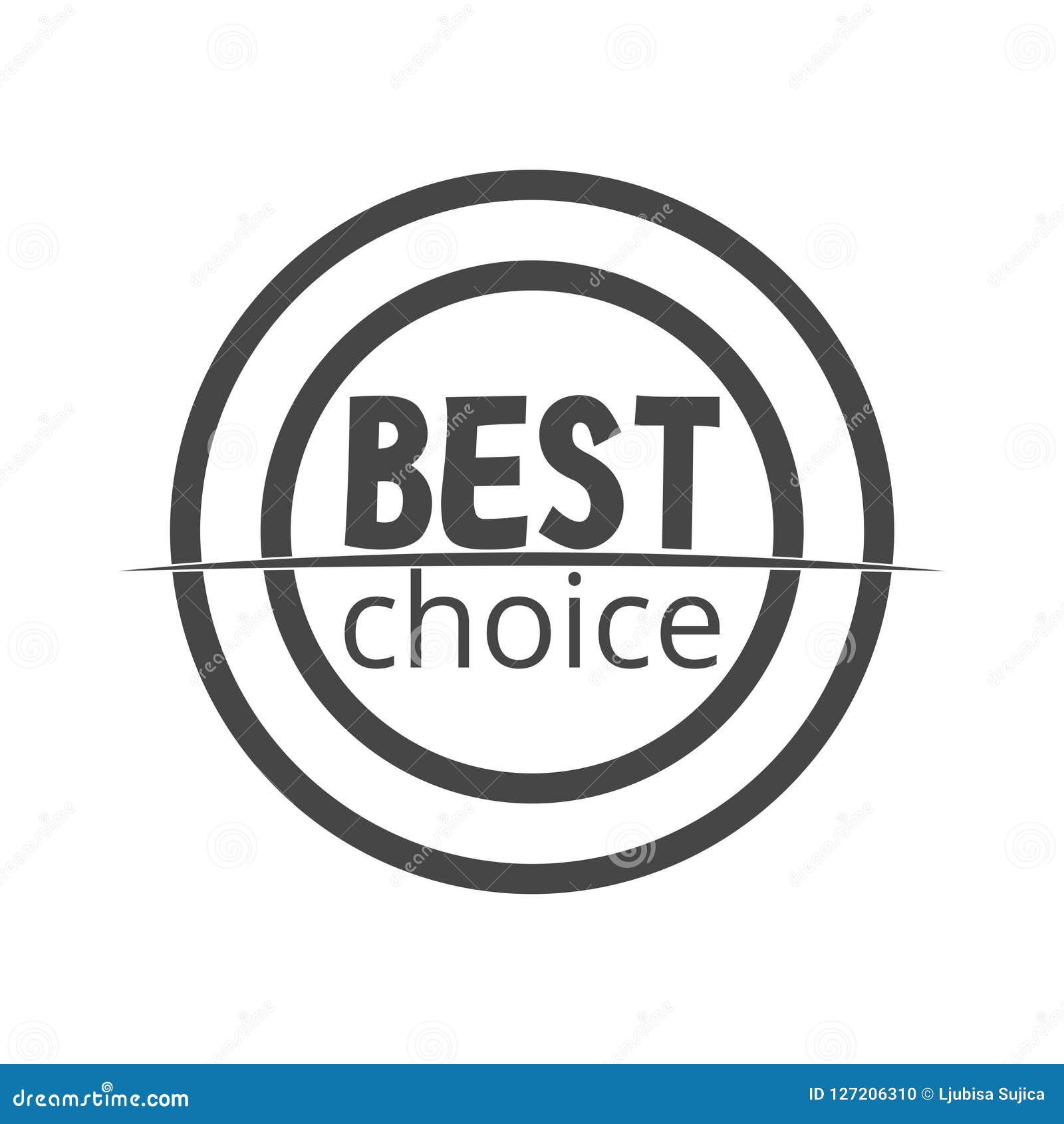 Vector symbol best choice stock vector. Illustration of choice - 127206310