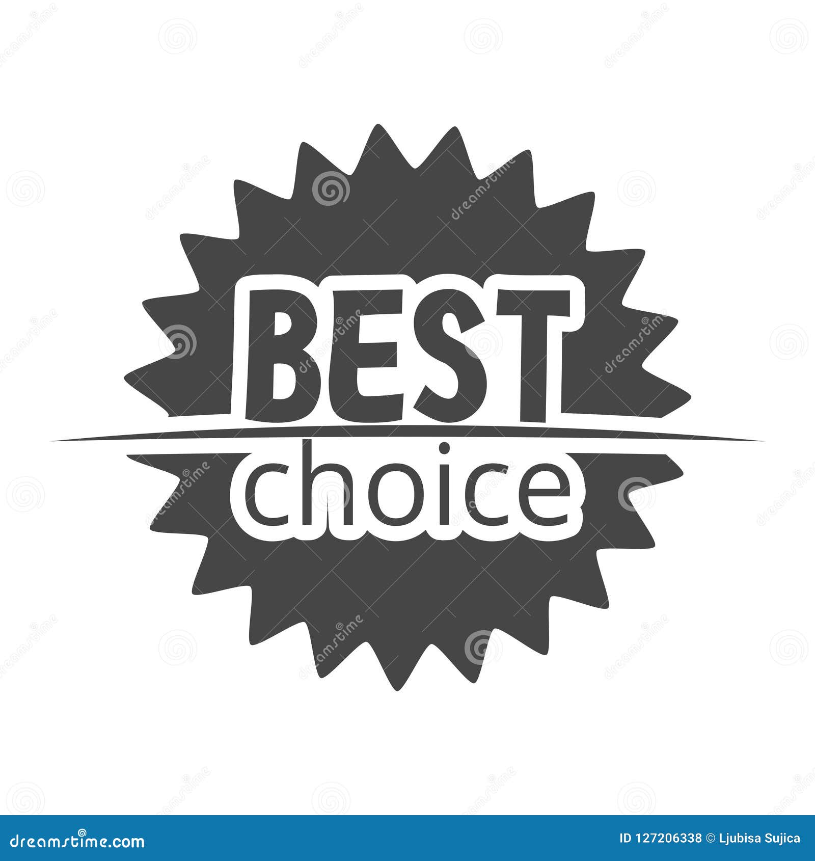 Vector symbol best choice stock vector. Illustration of choice - 127206338
