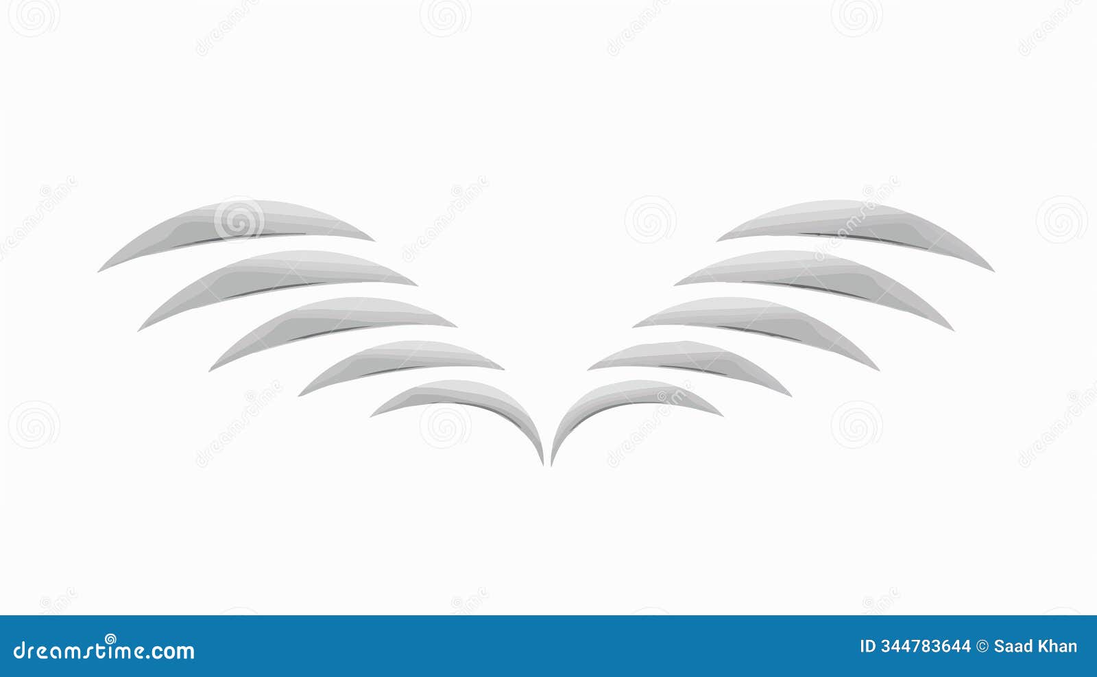 Vector Symbol Consisting of Oval Angled Arrows Stock Vector ...
