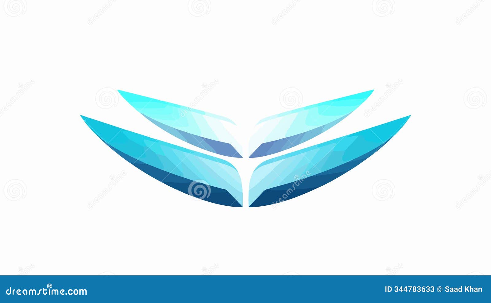 Vector Symbol Consisting of Oval Angled Arrows Stock Vector ...