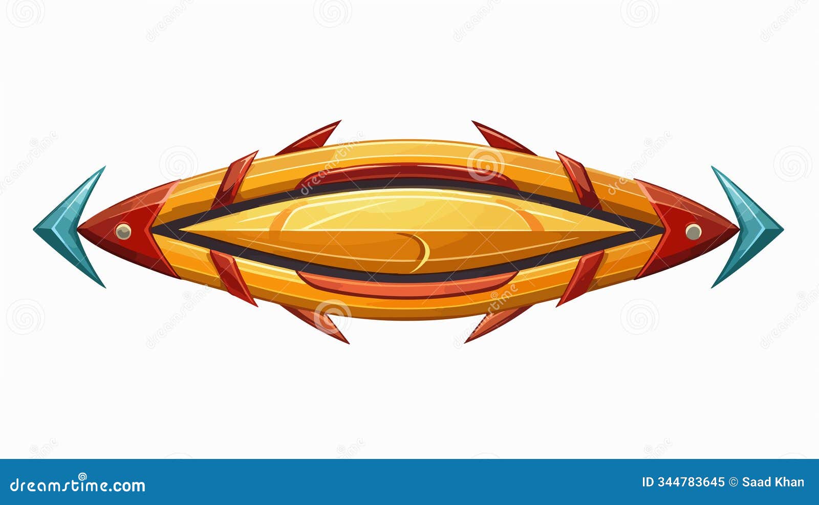 Vector Symbol Consisting of Oval Angled Arrows Stock Vector ...