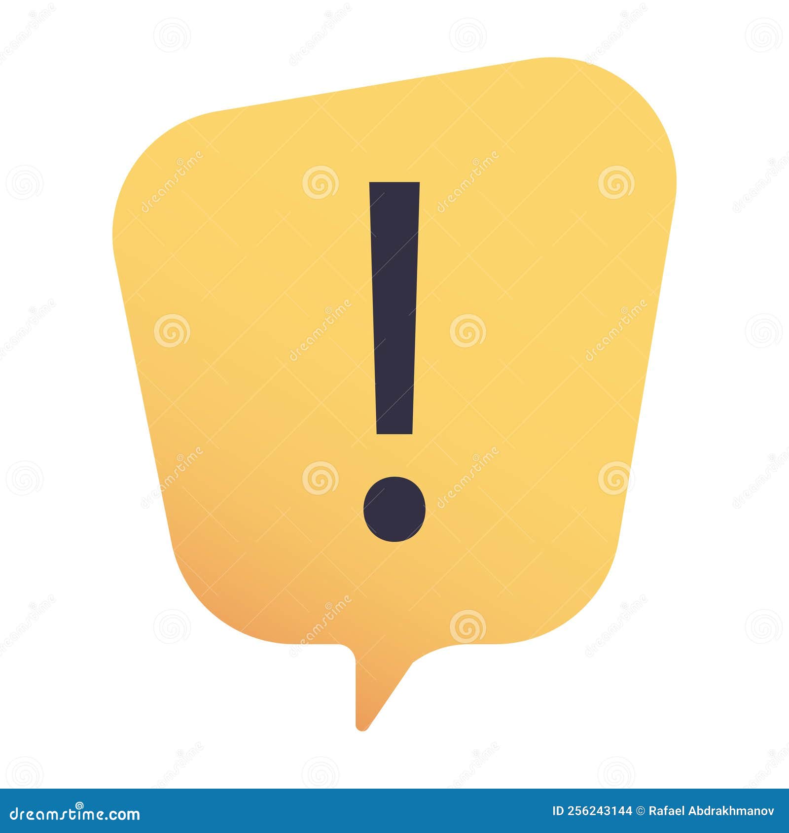 Vector Symbol Icon of Attention, Important and Warning. Exclamation ...