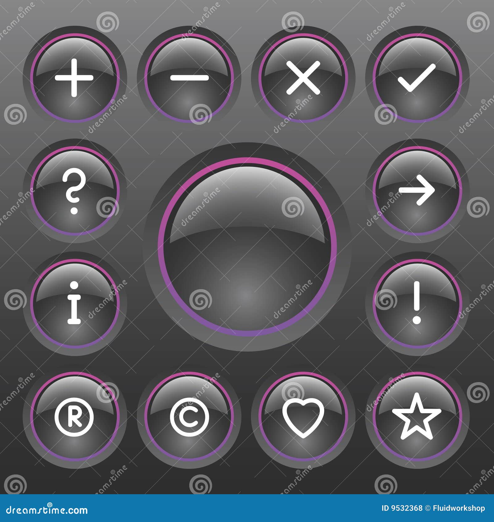 Vector Symbol Icon Set stock illustration. Illustration of arrow - 9532368