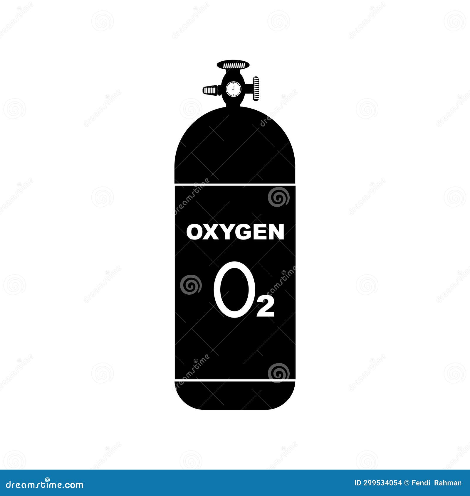 Vector Symbol Illustration, Oxygen Cylinder Icon Stock Illustration ...