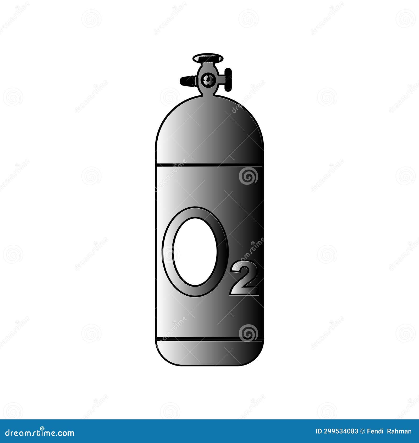 Vector Symbol Illustration, Oxygen Cylinder Icon Stock Illustration ...
