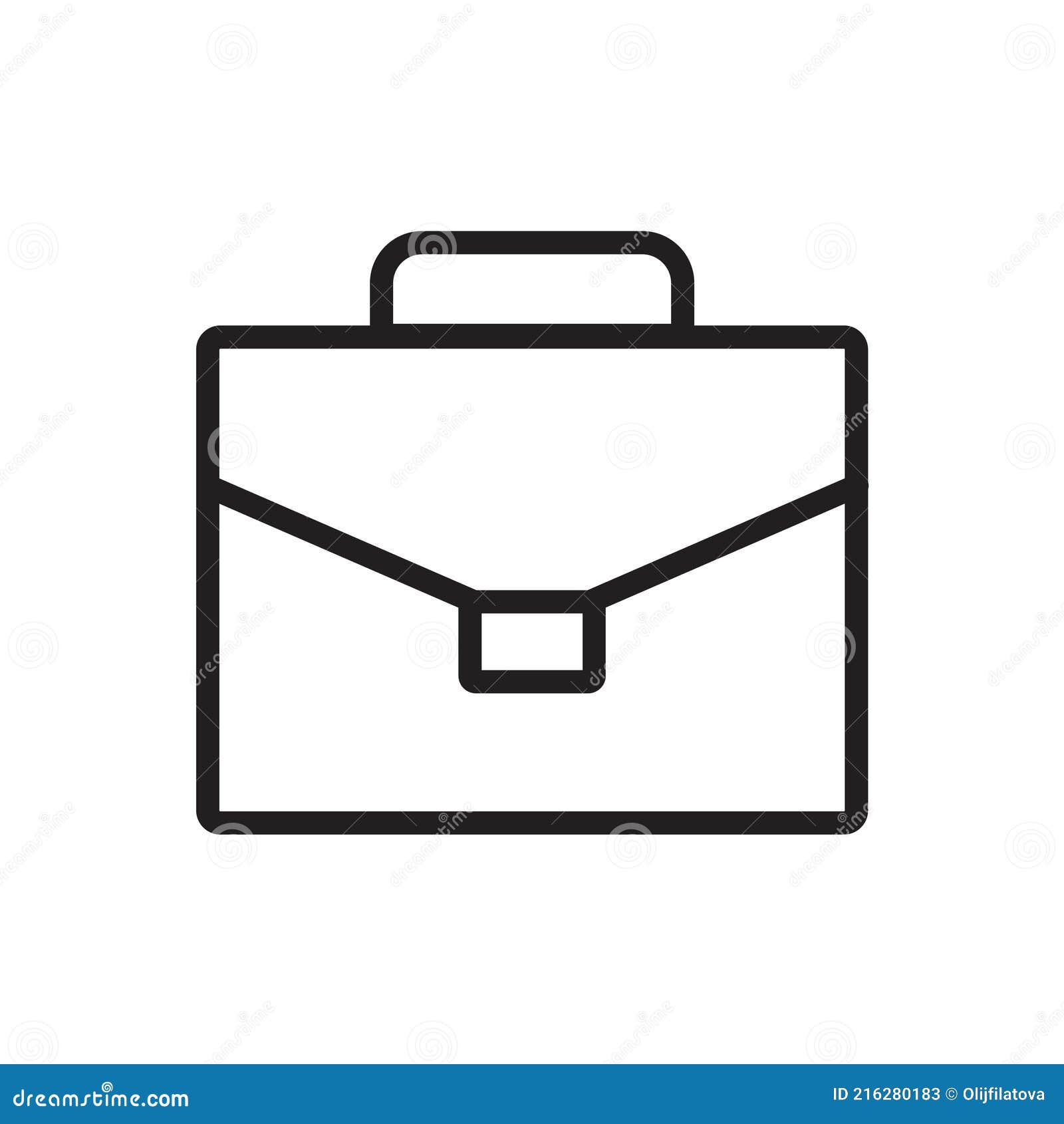 Symbol Image Portfolio, Stocks, Bonds Icon Black on White Stock Vector ...