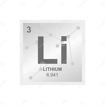Vector Symbol of Lithium on the Background from Connected Molecules ...