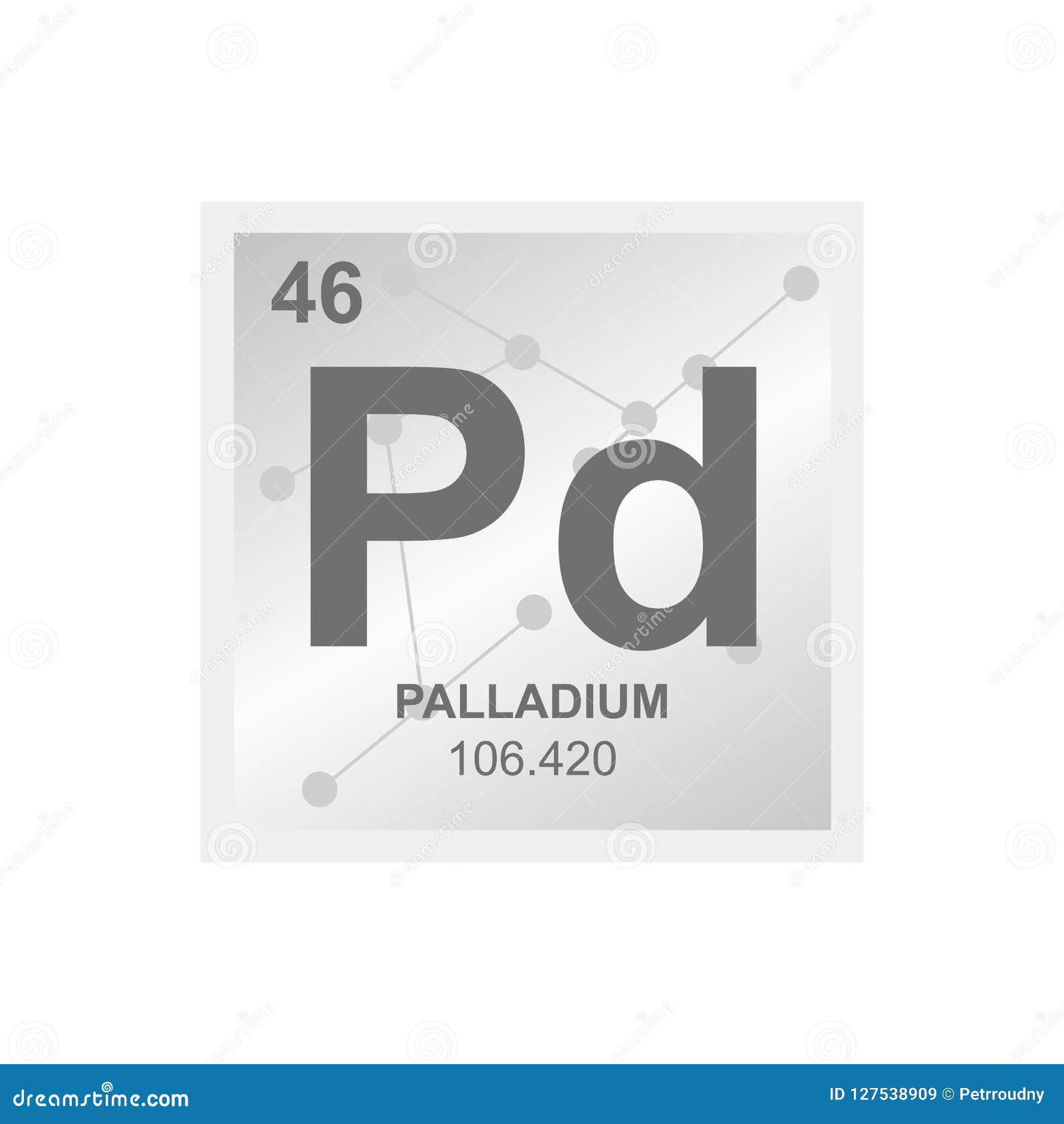Pd Symbol. Palladium Chemical Element Stock Photo | CartoonDealer.com ...