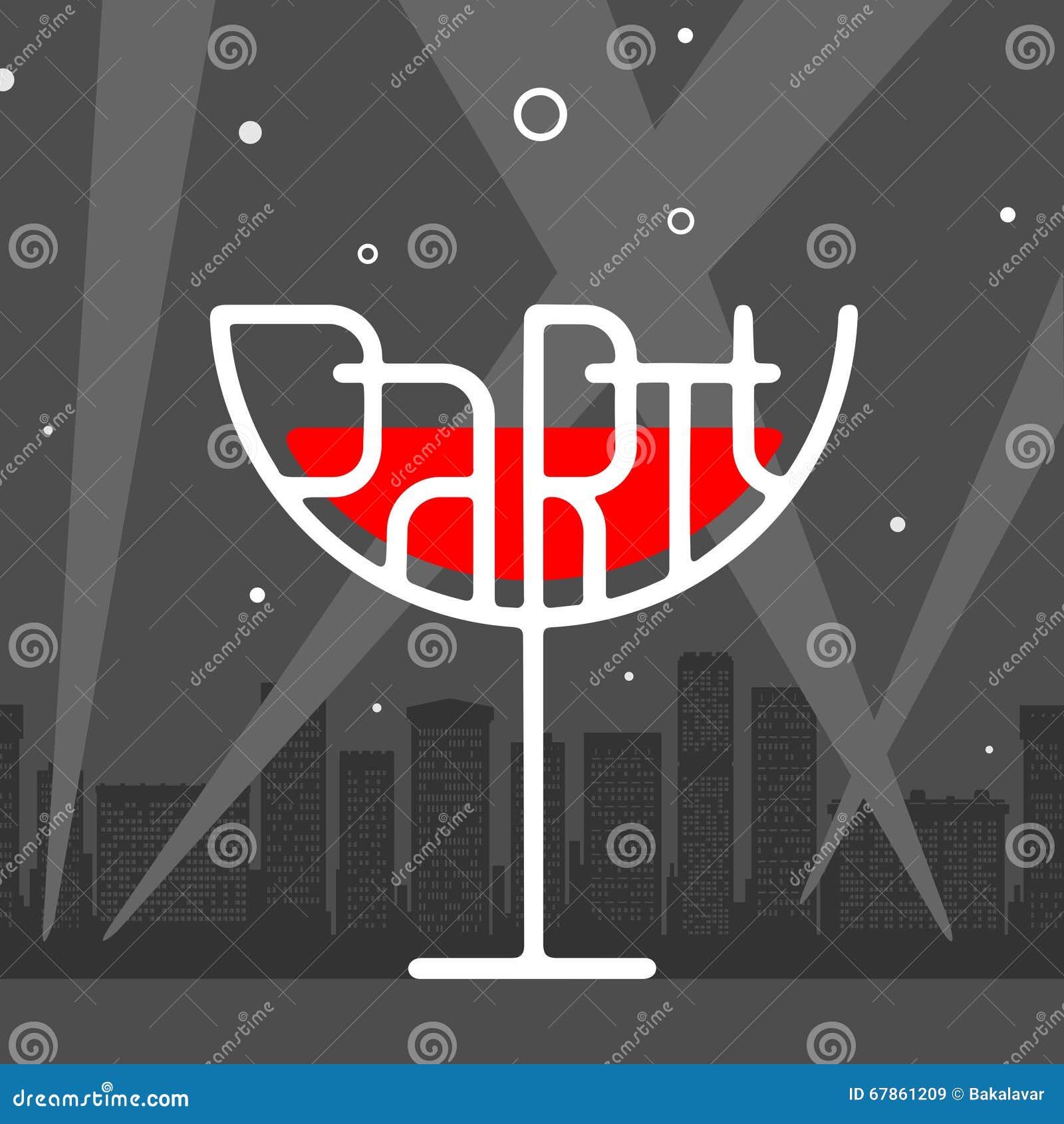 Vector Symbol Party stock vector. Illustration of party - 67861209