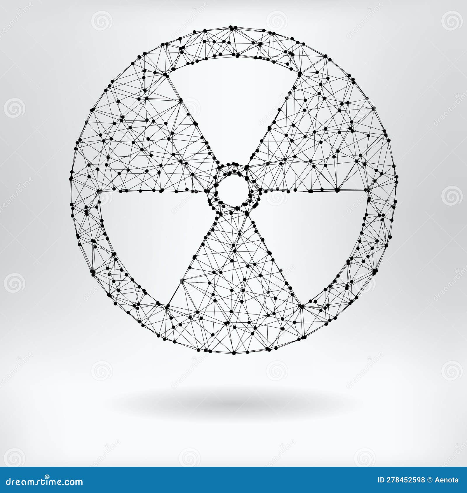 Vector Symbol of Radiation Hazard Stock Vector - Illustration of sign ...
