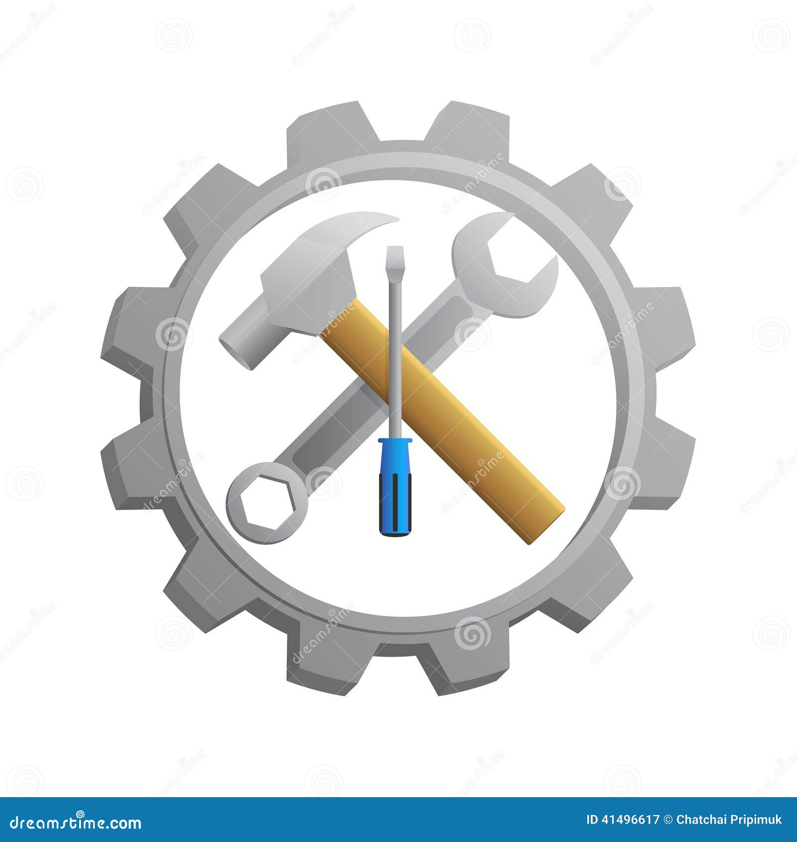Vector Symbol Service and Repair - Illustration Stock Vector ...