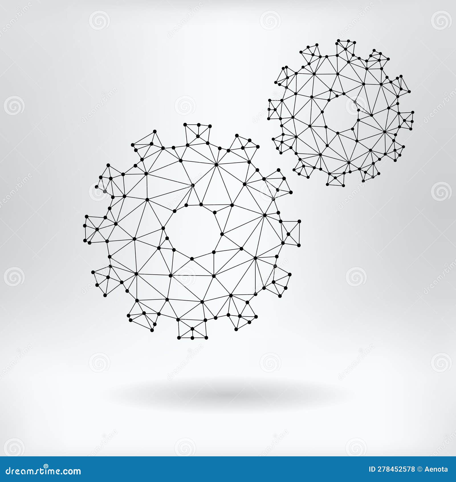 Vector Symbol Of Setting Cogwheel | CartoonDealer.com #278452578