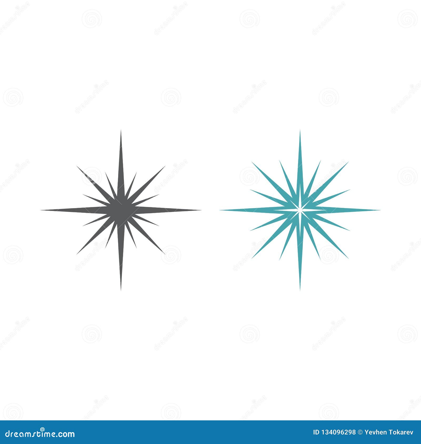 Vector Symbol of Star Flash Stock Illustration - Illustration of bang ...