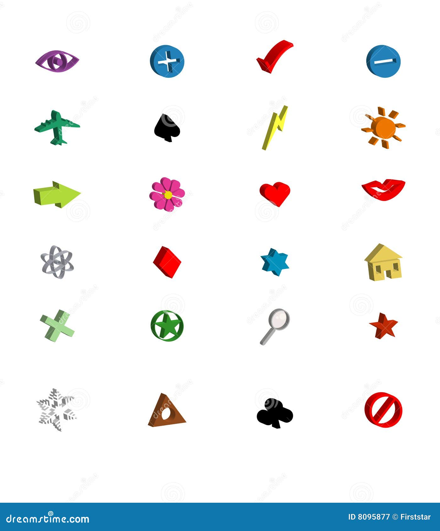 Vector Symbols Icons Picture. Image: 8095877