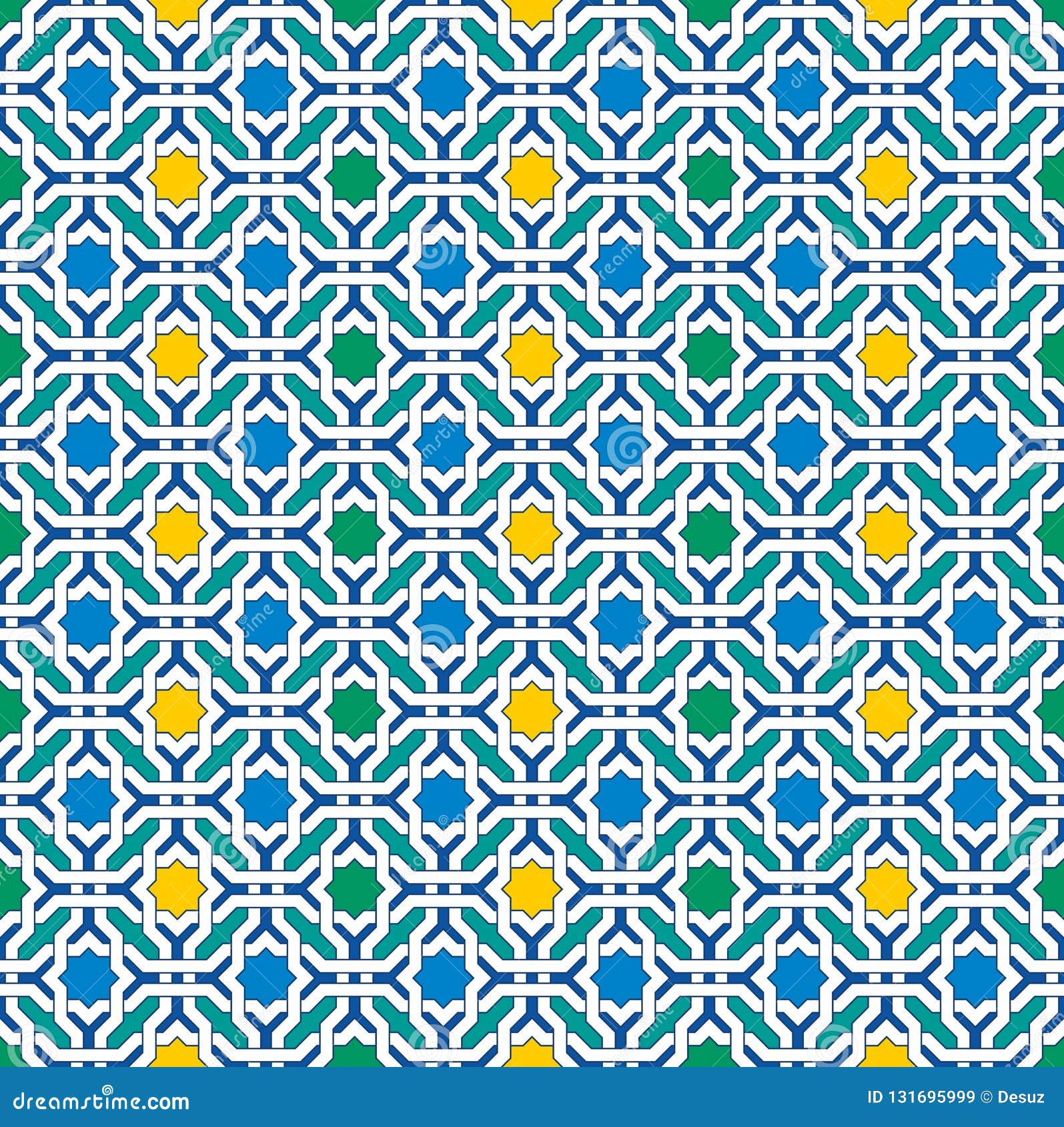 Vector islamic pattern stock vector. Illustration of islamic - 131695999