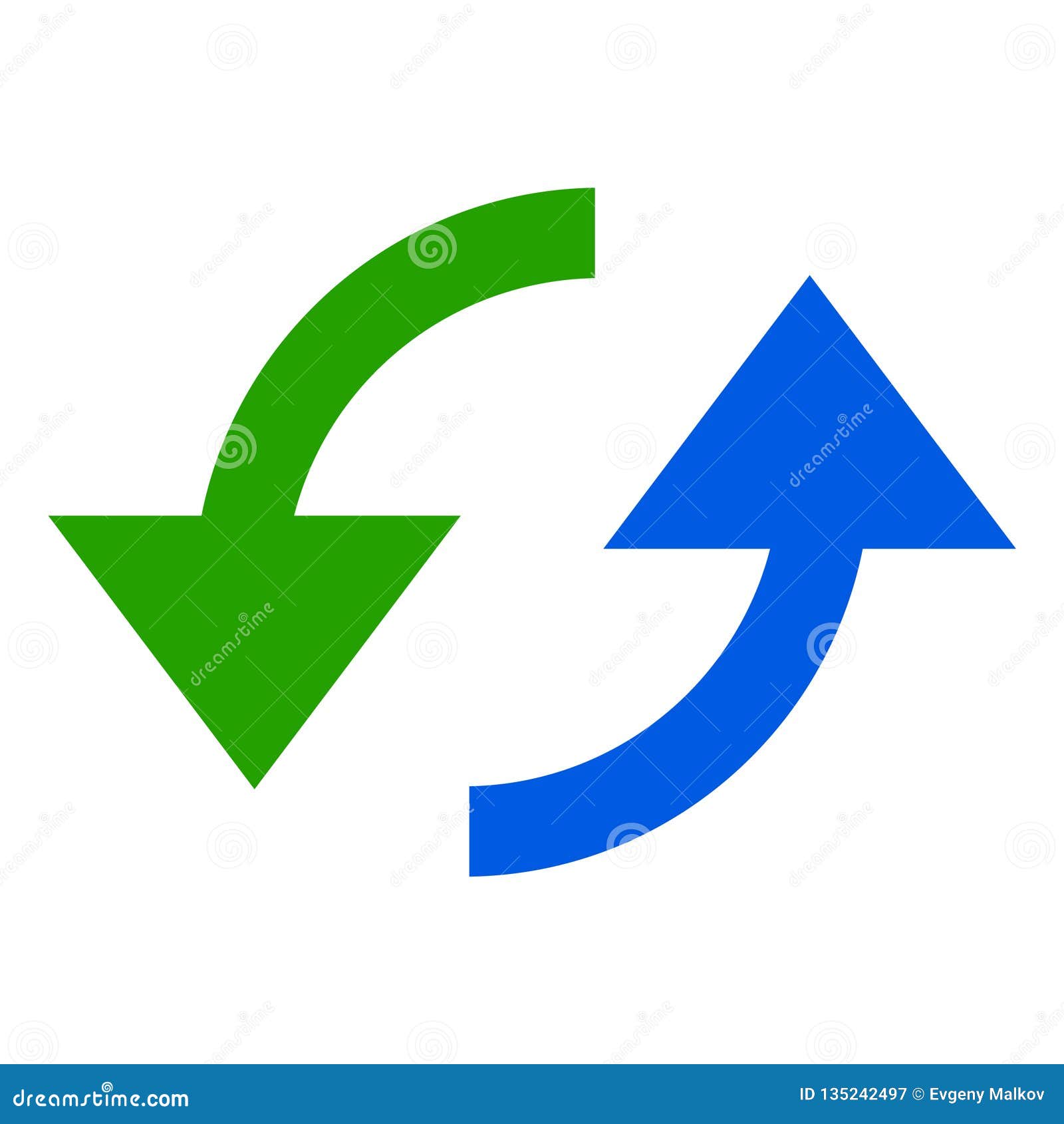 Vector Sync Arrows Icon Illustration Stock Vector - Illustration of ... Vector Sync Arrows Icon Illustration Stock Vector - Illustration of ...