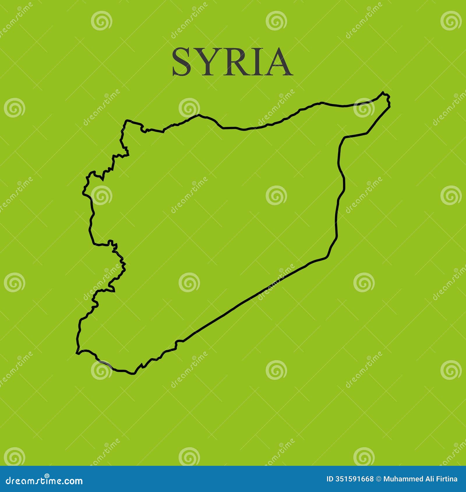 Vector of Syria. Flat Style Stock Illustration - Illustration of flag ...