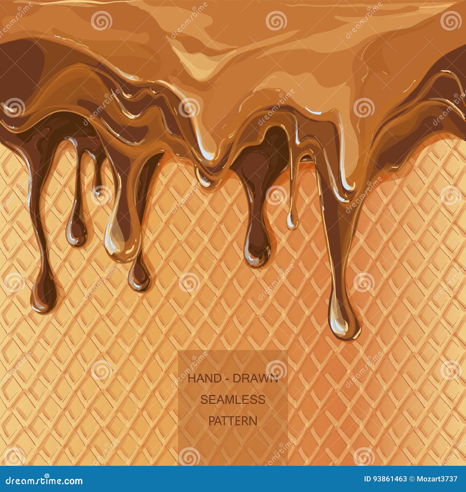 Vector Syrup Drip Pattern On Cake Layers | CartoonDealer.com #141188644