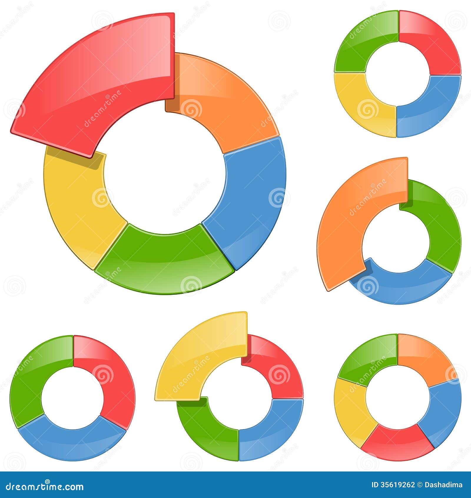Vector System Cycle Set 5 stock vector. Illustration of chart - 35619262