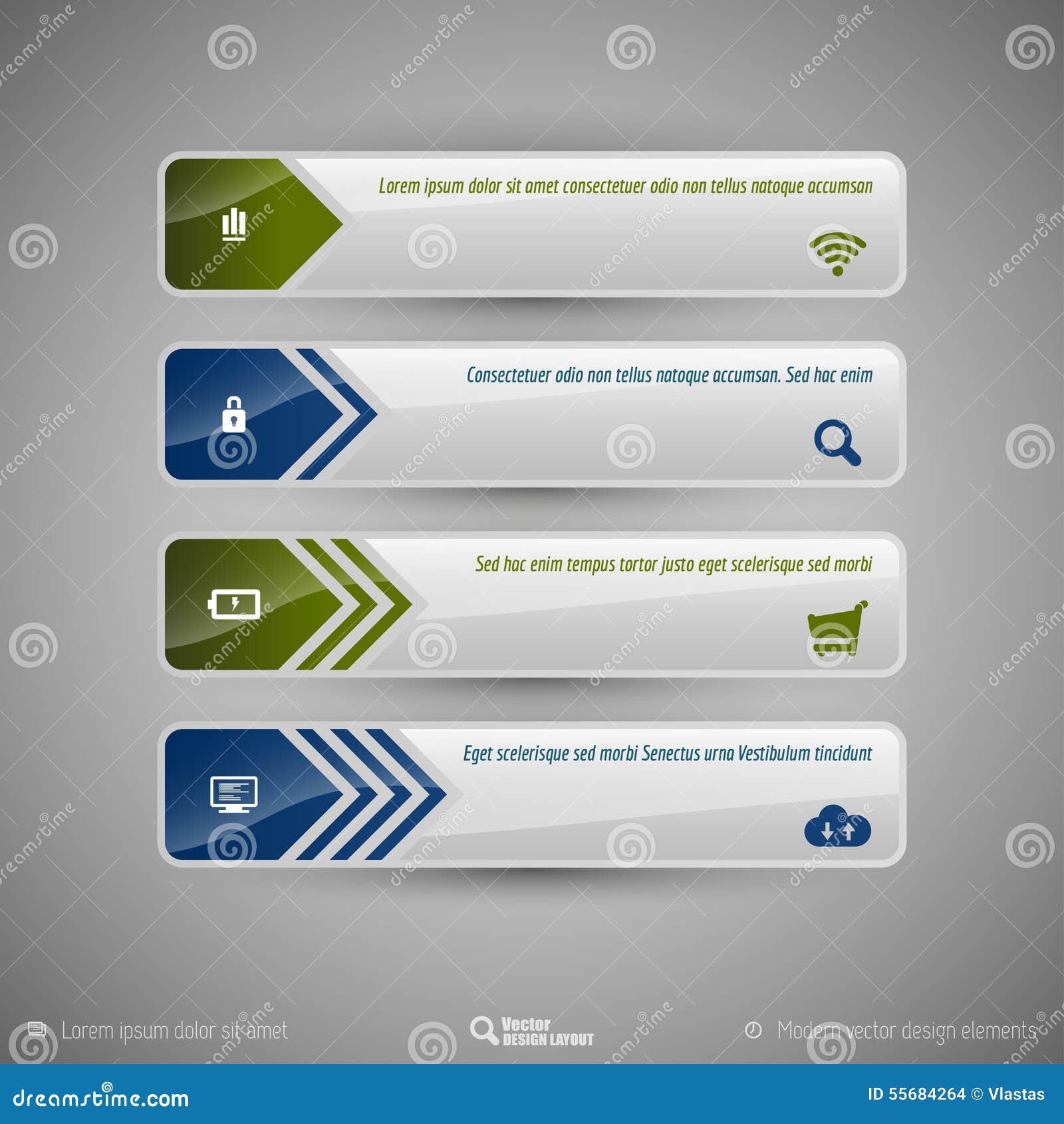 Vector Tabs Background | CartoonDealer.com #21121759