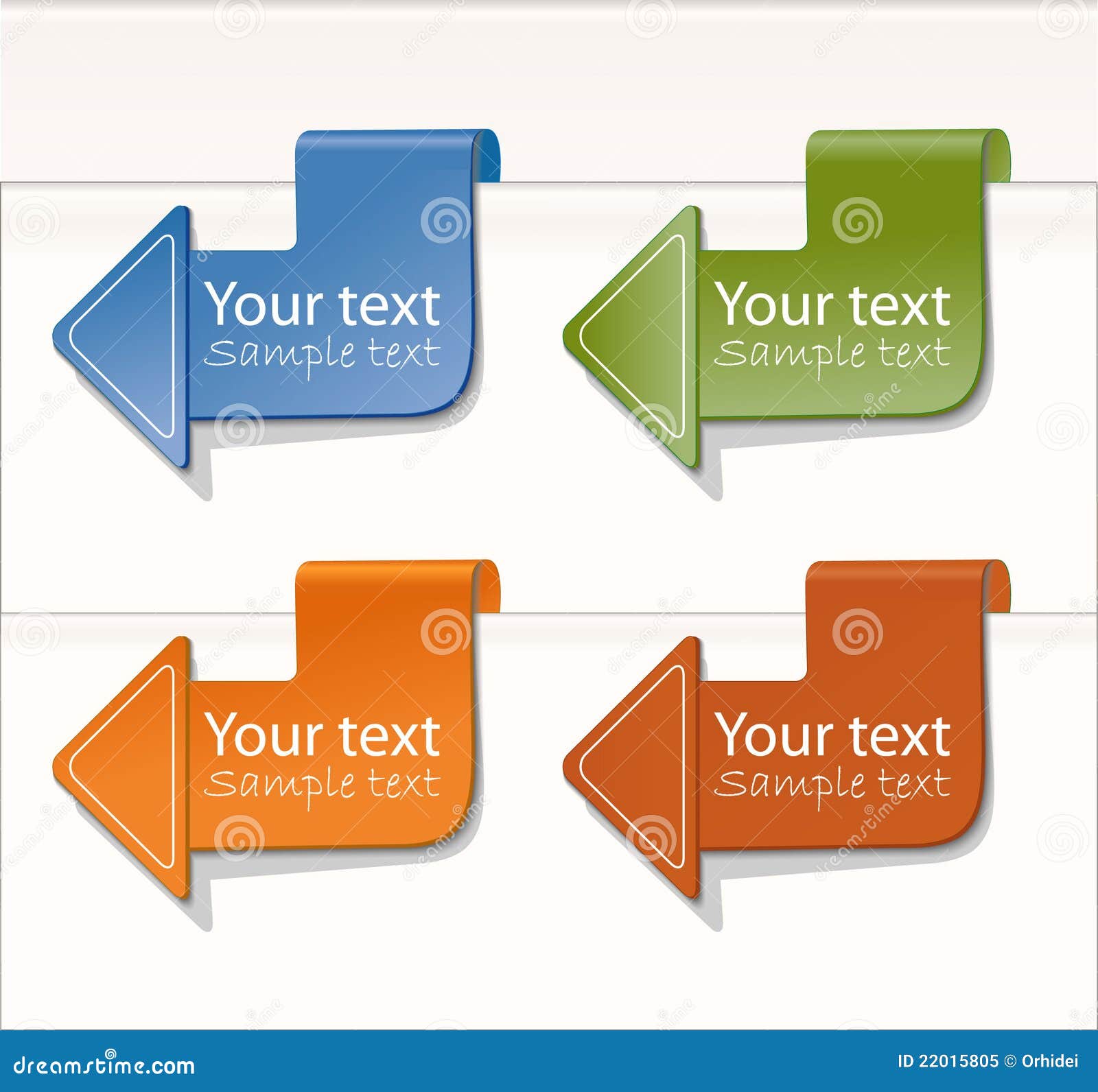 Vector Tag Arrow Label stock vector. Illustration of business - 22015805