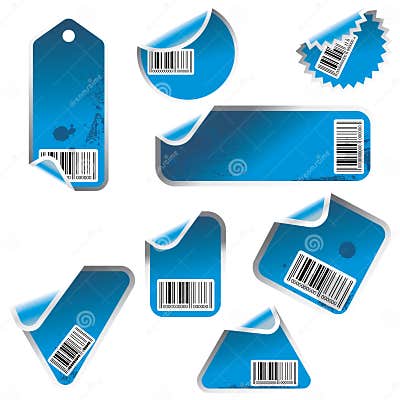 Vector tag and sticker set stock vector. Illustration of label - 4908244