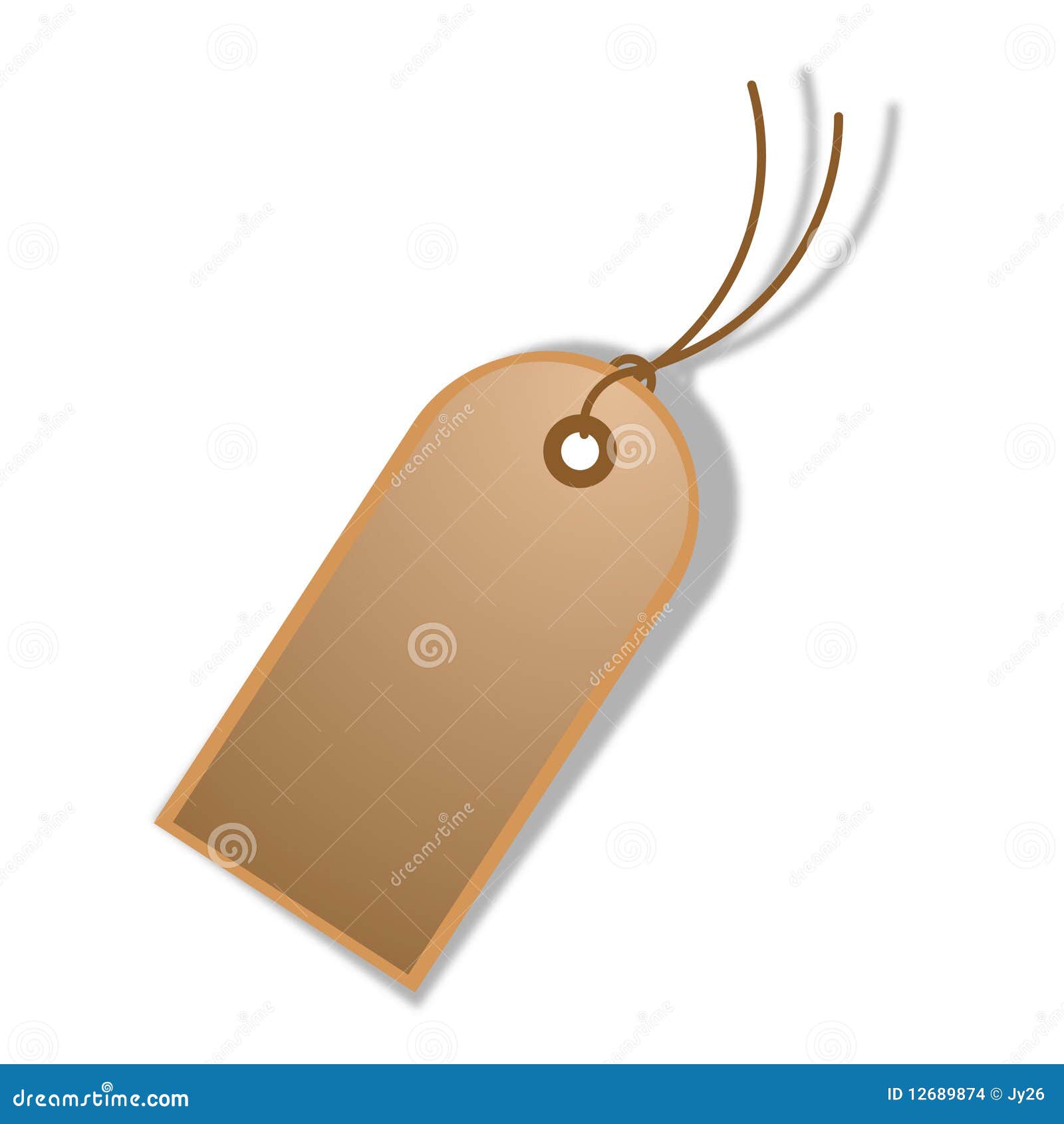 Vector tag template stock vector. Illustration of parcel - 12689874