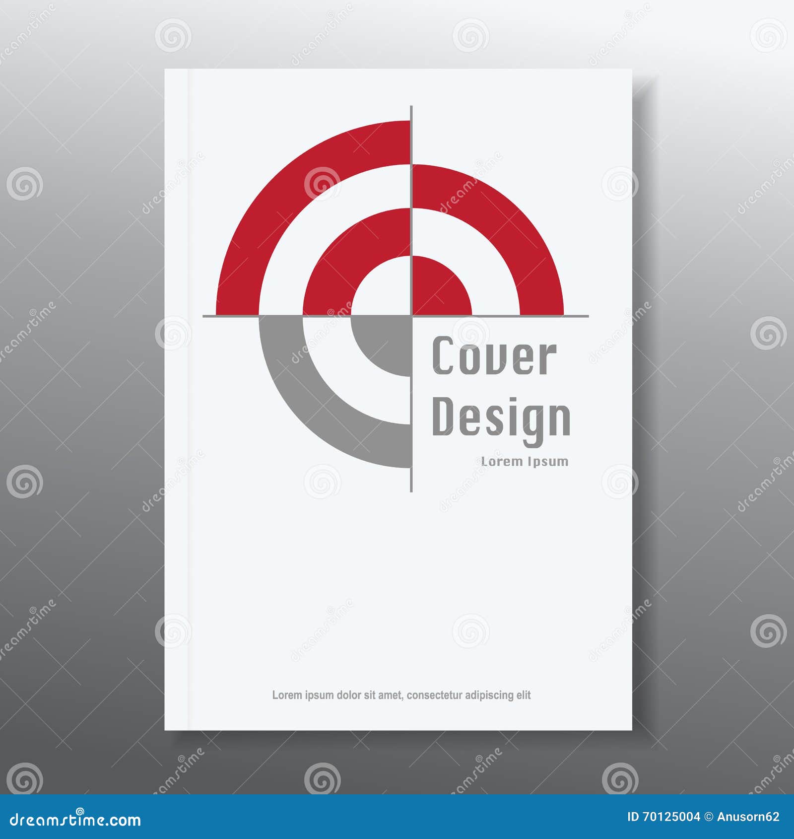 Vector Target Achievement Flyer Cover Stock Vector - Illustration of ...