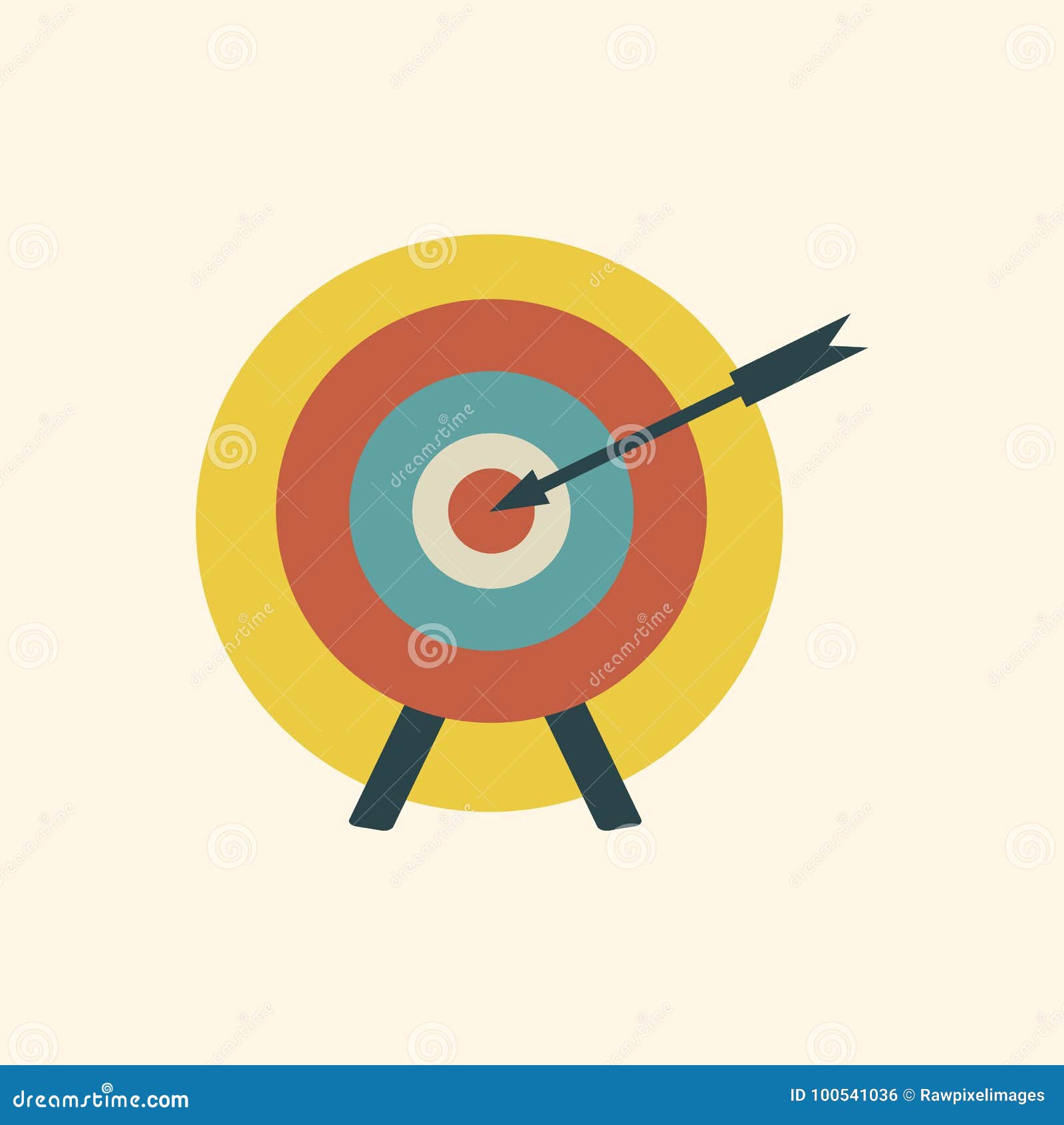 Vector of target aim goal stock vector. Illustration of vproject123 ...