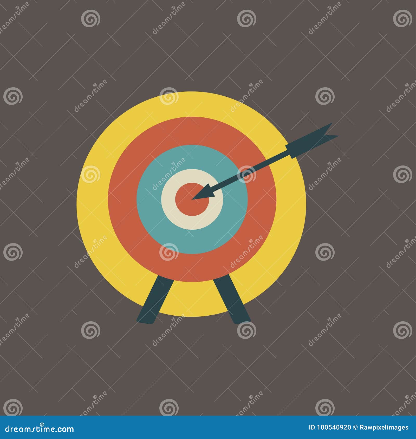 Vector Target Aim Goal Icon | CartoonDealer.com #100540920