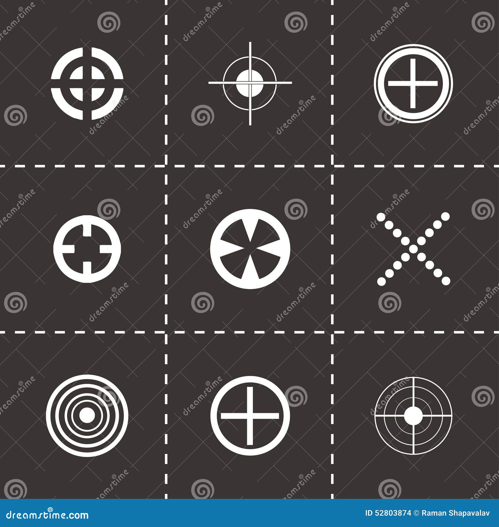 Vector Target With Two Shotguns And Ammunition And Plates ...