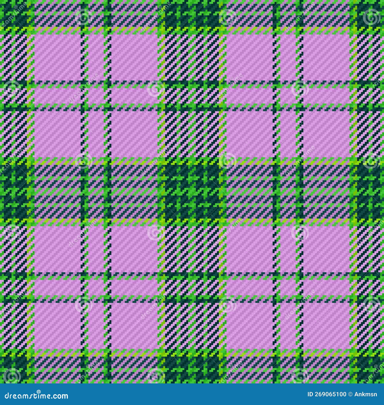 Vector Tartan Fabric. Pattern Background Textile Stock Vector ...