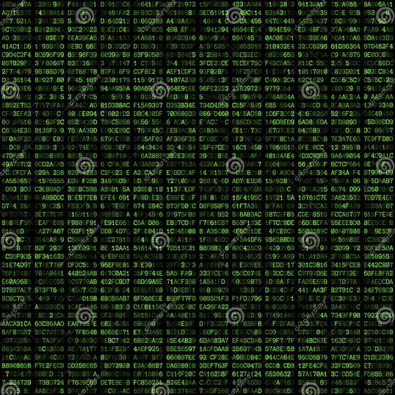 Hex Code Abstract Seamless Pattern Stock Vector - Illustration of ...