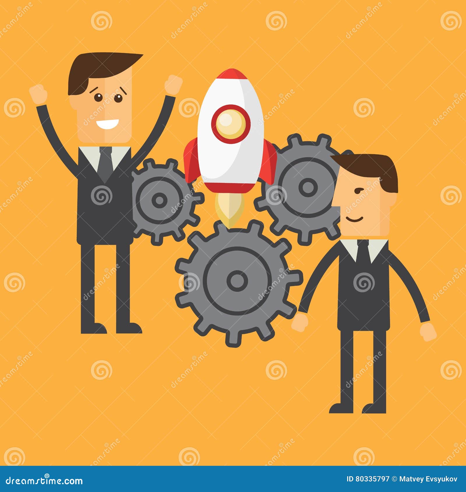 Vector Team Learning Conceptual Stock Illustration - Illustration of ...