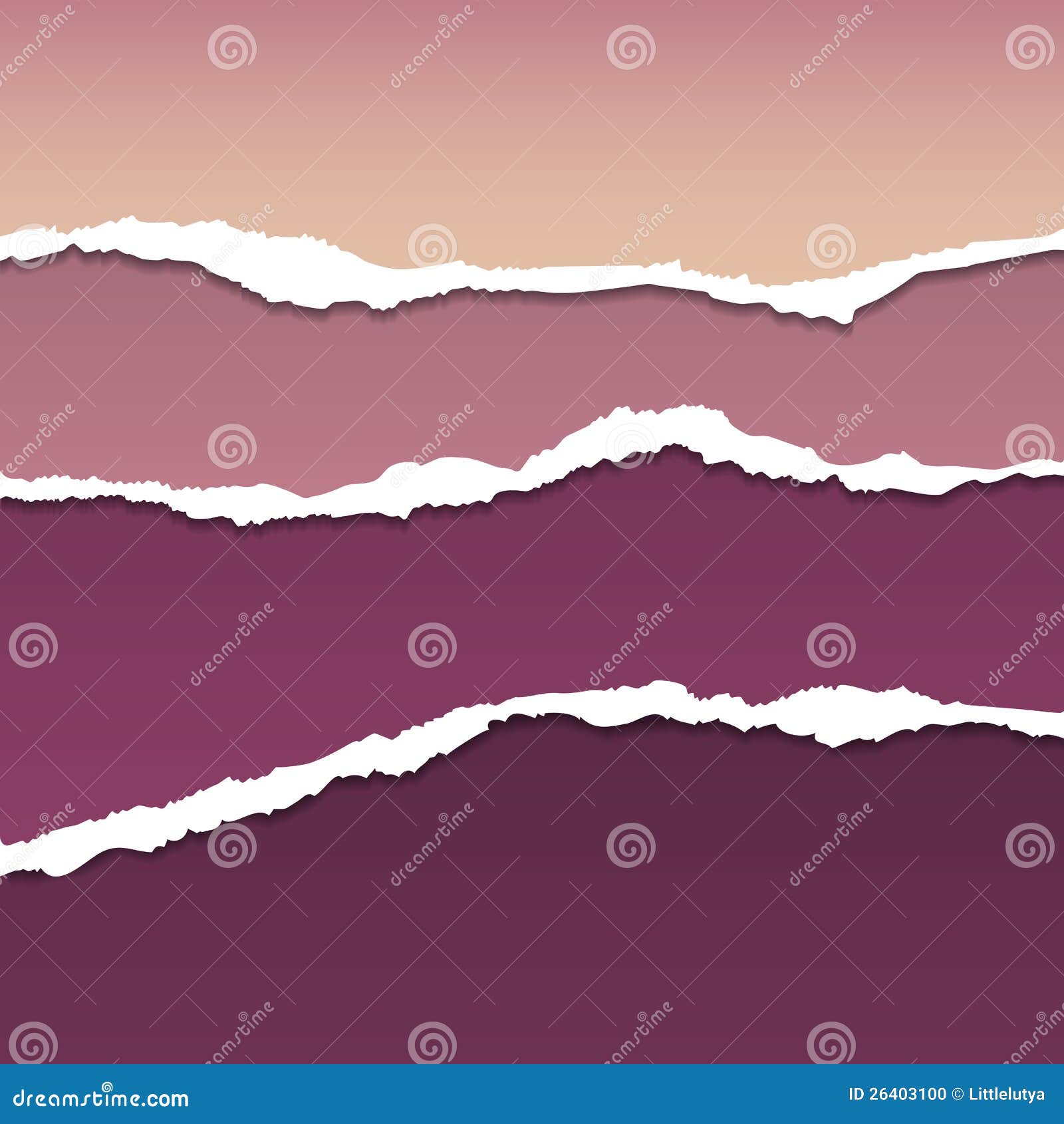 Vector tear paper stock illustration. Illustration of designer - 26403100