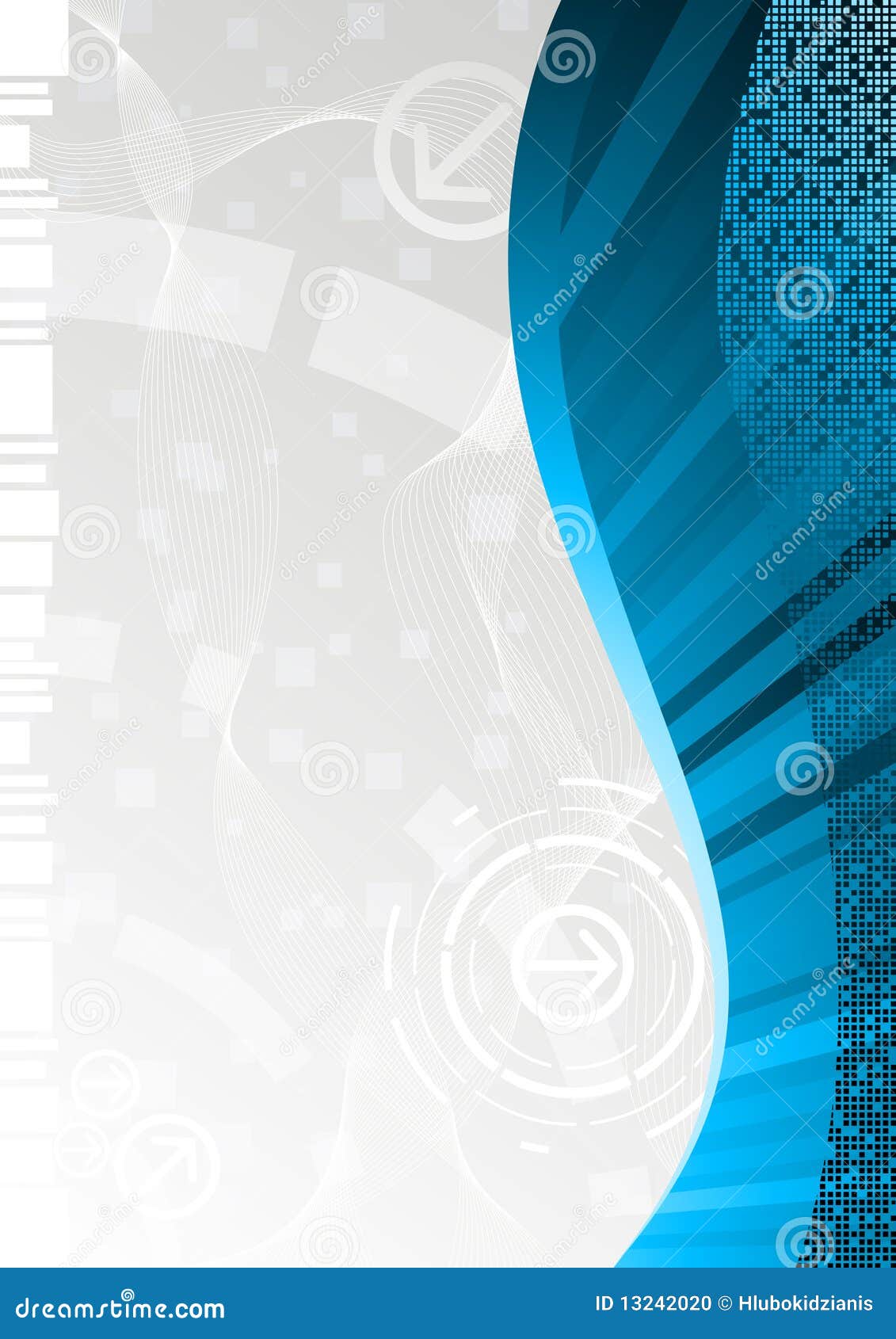 Vector tech background stock vector. Illustration of business - 13242020